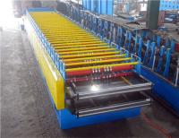 China Automatic PLC Control Customized/Trapezoidal Roof Panel roll forming Machine With 5 Ton Decoiler for sale