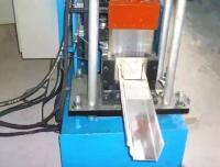 China CE / SGS / ISO Low Noise Gutter Roll Forming Machine With Touch Screen for sale