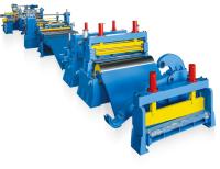 China PLC Control Rewind Steel Metal Slitting Machine With Human - Machine Interface for sale