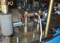 China Metal Steel Shop Slat Guides Shutter Door Roll Forming Machine Hydraulic Cutting for sale
