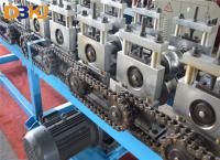 China Manual Decoiler Rolling Shutter Door Roll Forming Machine For 13 Forming Stations for sale