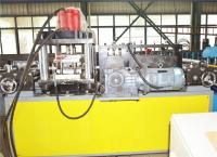 China Hydraulic Cutting 2.5mm Chain Driven Upright Rack Roll Forming Machine for sale