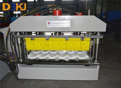 China SGS 5.5kw 10 Stations Glazed Roof Panel Roll Forming Machine for sale