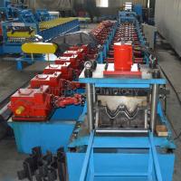 China 10m/Min 2 Waves Guardrail Forming Machine Hydraulic Decoiler for sale