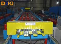 China 15m/Min 1.2mm Roof Deck Roll Forming Machine Automatic Hydraulic Cutting for sale