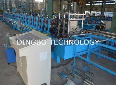 China 15m/min Chain Transmission 0.8mm K Style Gutter Roll Forming Machine for sale