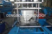 China 15m/min Chain Transmission 0.8mm K Style Gutter Roll Forming Machine for sale
