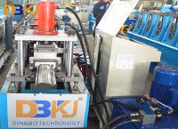 China PPGI 1.2mm Slat Rolling Shutter Machine Hydraulic Punching for sale