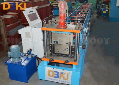 China 1mm Thickness Metal Square Round Gutter Rolling Machine for sale