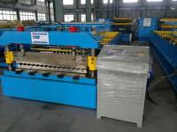 China Press Foming Cutting Corrugated Roll Forming Machine With Galvanized Board for Fencing for sale