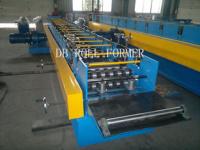 China Z Purlin Roll Forming Machine with Cr Bearing Steel 16 Groups Roller Station for sale