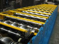 China Steel Glazed Tile Roof Forming Machine with 0.4 - 0.8mm Thickness of Material for sale