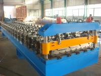 China 5.5kw Roof Panel Roll Forming Machine with Touch Screen PLC Control System for sale