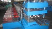 China 3phase / 50 Hz W-beam GuardRails Roll Forming Machine with Cr 12 Mould Steel Cutter Blade for sale