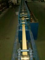 China Rolling Shutter Slats Roll Forming Machine With PU Foam - Filled Device for sale