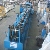 China Z Purlin Roll Forming Machine with Cr Bearing Steel 16 Groups Roller Station for sale