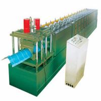 China 4kw Ridge Cap Steel Tile Forming Machine 76mm Diameter of The Roller for Lawn Garden for sale