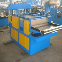 China Down Pipe Cut To Length Steel Slitting Line / Sheet Metal Slitter Machine 10m-15m/Min for sale