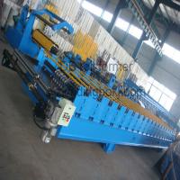 China Power 5.5kw Roof Panel Roll Forming Machine With Pull broach With Slitting Line for sale