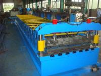 China 18.5kw Easy Operation Floor Deck Roll Forming Machine For Galvanized Steel Sheet for sale