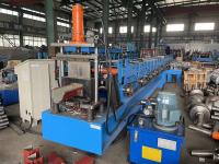 China Rain Gutter Roll Forming Machine 15m / Min PPGI Square Steel for sale