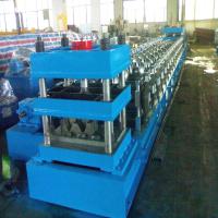 China GuardRail Roll Forming Machine with GCr15 Bearing Steel Rollers for Highways for sale