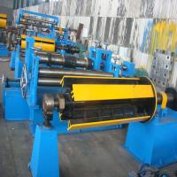 China Semiautomatic 380V / 3PH Steel Slitting Line Machine With Hydraulic Tension Station for sale