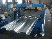 China Customized Sheet Metal Decking Roll Forming Machine Controled by PLC System for sale