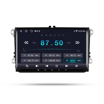 China VW 9 Inch Car Android GPS Navigation 4 Core HD Screen WiFi Music for sale