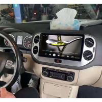 China Mobile Phone Mirroring Bluetooth Car Navigation 4G+64G For Volkswagen TIGUAN 2010+ for sale