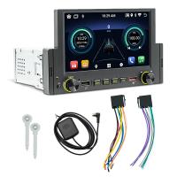 China Android 1 DIN GPS Car Mount Tablet 6.2 Inch WiFi Internet Access Carplay for sale