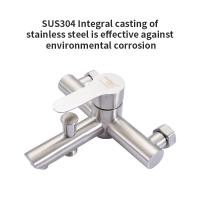 China OEM ODM Stainless Steel Bathroom Faucet Surface Polishing Wear Resistance for sale