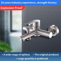 China OEM ODM Stainless Steel Bathroom Faucet Surface Polishing Wear Resistance for sale