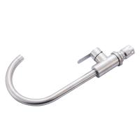 China Contemporary Polishing Stainless Steel Sink Tap Wire Drawing Stainless Kitchen Faucet for sale