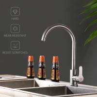 China Contemporary Polishing Stainless Steel Sink Tap Wire Drawing Stainless Kitchen Faucet for sale