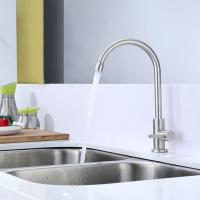 China ACS CUPC NSF Bathroom Single Lever Mixers 304 Stainless Steel Single Cold Basin Mixer for sale