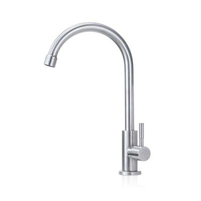 China 304 Stainless Steel Single Cold Dish Basin Mixer Corrosion Resistance Wear Resistance for sale
