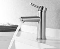 China OEM Baking Varnish Stainless Steel Basin Faucet No Lead Acid Resistance for sale