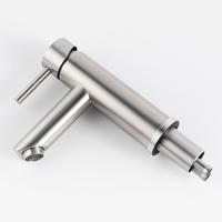 China Customized Logo Silver SUS304 Stainless Steel Faucet Easy To Install for sale
