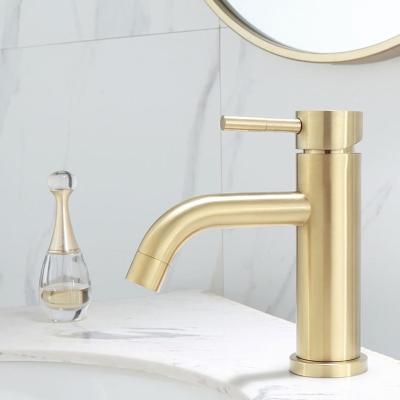 China Polished Stainless Steel 1.5 GPM Basin Fitting With One Hole for sale