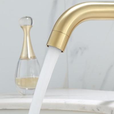 China Standard Size Stainless Steel Basin Faucet With Hot Cold Water for sale