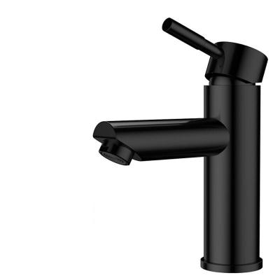 China One Hole Polished Stainless Steel Basin Faucet 1.5 GPM Flow Rate for sale