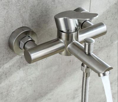 China Oil Resistance Stainless Steel Bathroom Sink Faucet High Temperature Resistance for sale