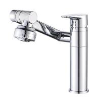 China Dia 35mm Delicate Touch Gold Bathroom Taps Single Handle Sink Faucet Long Lasting for sale