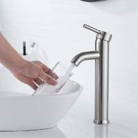 China Lead Free Single Lever Basin Mixer Electroplating Hot And Cold Washbasin Faucet for sale