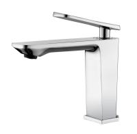 China Lead Free Acid Resistant Hot And Cold Basin Mixer Surface Plating Process Easy To Clean for sale