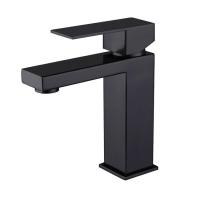 China ODM OEM Brushed Black Hot And Cold Basin Mixer Safe Lead Free for sale