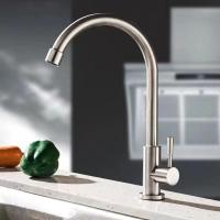 China Traditional Polishing Brushing Single Basin Faucet Deck Mounted for sale