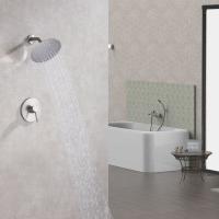 China Stainless Steel Concealed Sink Faucet Wall Mounted Hot And Cold Tap for sale