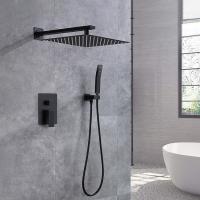 China Black Brushed Stain Resistant Concealed Sink Taps Hot And Cold Water Faucet for sale